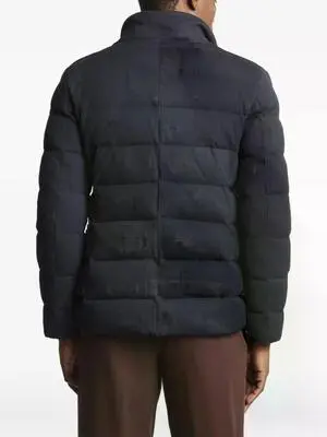 FAY Quilted Double-breasted Jacket