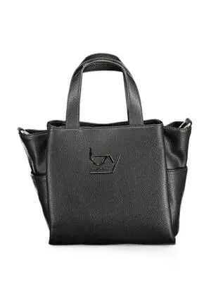Byblos Logo-emblem Chain-strap Tote Bag - Black