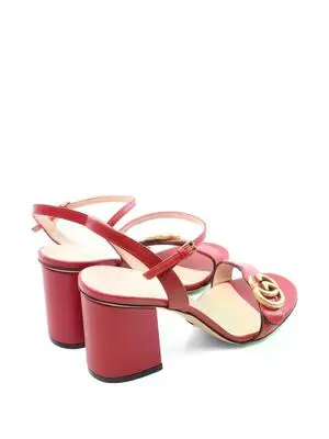 Gucci Logo-plaque Ankle-strap Sandals