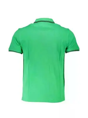 HARMONT & BLAINE Logo-embroidered Contrast-trim Polo Shirt