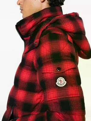 Moncler Airor Check Jacket - Red