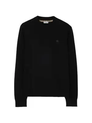 Burberry Cashmere Blend Sweater - Black