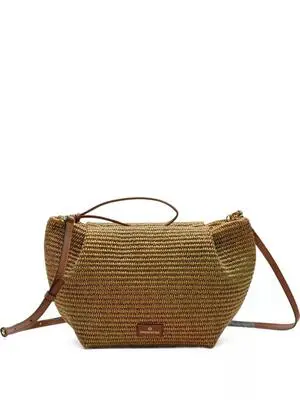 LA PORTEGNA Marta Yute Shoulder Bag - Neutrals