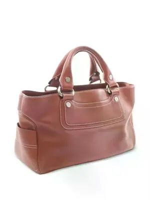 Celine 2000s Boogie Leather Handbag - Brown