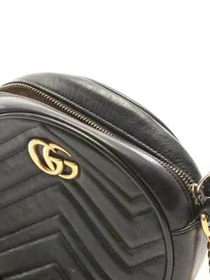 Gucci 2000s Gg Marmont Round Shoulder Bag