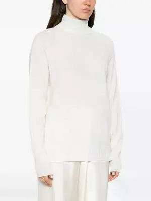 MA'RY'YA Roll-neck Sweater - Neutrals