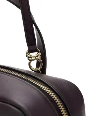 LA PORTEGNA Bibi Knotted Leather Tote Bag
