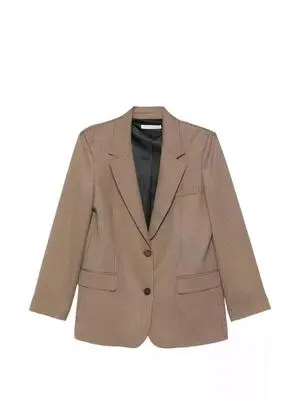 MAR DE MARGARITAS Houndstooth-pattern Single-breasted Blazer