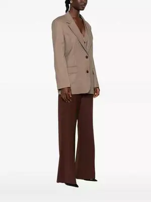 MAR DE MARGARITAS Houndstooth-pattern Single-breasted Blazer