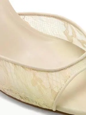 Femme La Bella Lace-panel Sandals