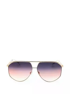 Isabel Marant Étoile Geometric-frame Sunglasses - Gold