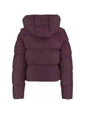 Burberry Detachable Sleeve Nylon Langdale Puffer Jacket - Red