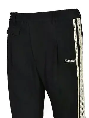 CEDARWOOD Crochet-knit Logo-embroidered Track Pants