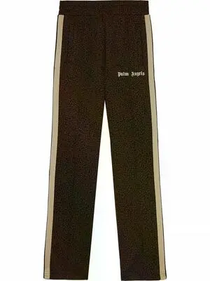 Palm Angels Leopard-jacquard Track Pants