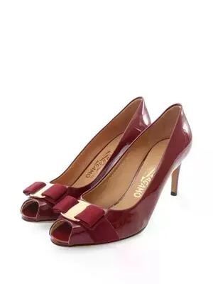 FERRAGAMO 2010s Vara Bow Pumps - Red