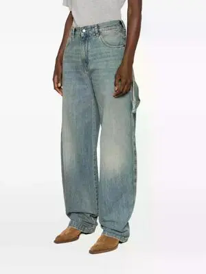 DARKPARK Audrey Faded-effect Hammer-loop Jeans