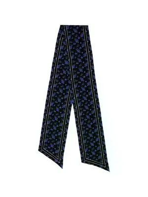 Chloé Folk Floral-print Silk Scarf