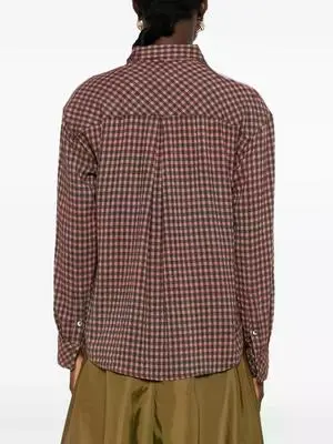 Xirena Jordy Checked Buttoned-down Shirt