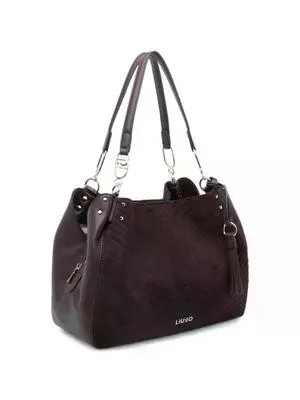 Liu Jo Chevron-quilted Tassel Tote Bag