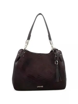 Liu Jo Chevron-quilted Tassel Tote Bag
