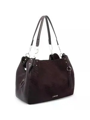 Liu Jo Chevron-quilted Tassel Tote Bag