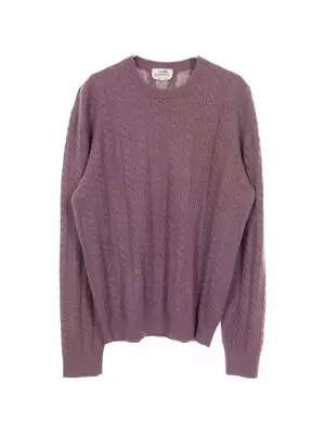 Hermès 2010s Cable Knit Sweater