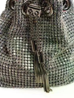 JIMMY CHOO Micro Bon Bon Crystal-mesh Bag