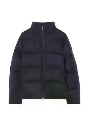 Burberry Cashmere Puffer Jacket - Blue