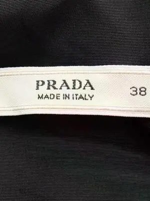 Prada 2010s Belted Sleeveless Midi Dress