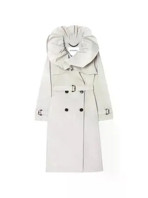 Burberry Long Faille Clare Trench Coat