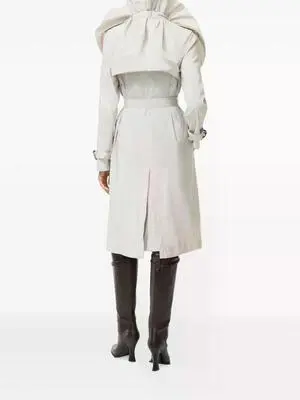 Burberry Long Faille Clare Trench Coat