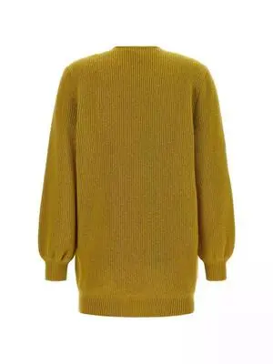 Valentino Garavani Braided Ribbed-knit Sweater