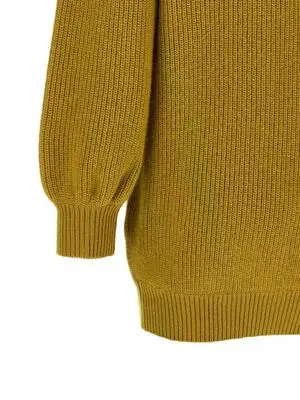 Valentino Garavani Braided Ribbed-knit Sweater