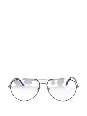 TOM FORD Pilot-frame Glasses - Grey
