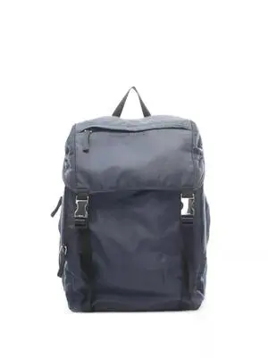 Prada 2010s Buckle-fastening Backpack - Blue