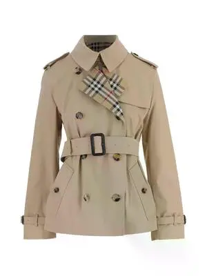 Burberry Garbardine Lakefield Trench Jacket - Neutrals