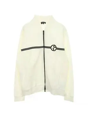 Giorgio Armani 2010s Logo Embroidered Track Jacket