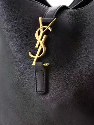 Saint Laurent Le 5 A 7 Supple Leather Small Hobo Bag