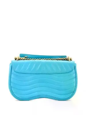 LOUIS VUITTON New Wave Chain Bag Quilted Leather Mm Crossbody Bag