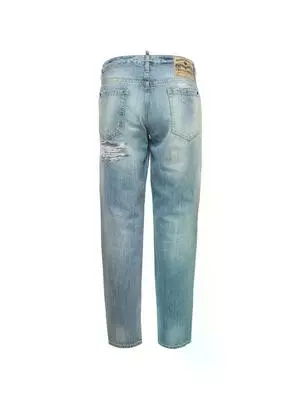 Dsquared2 Distressed Five-pocket Jeans