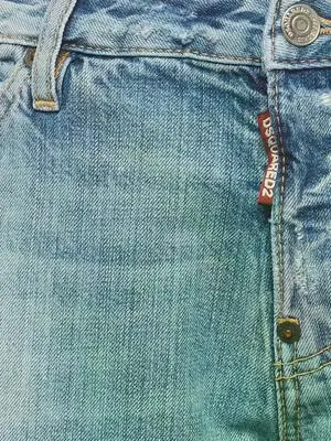 Dsquared2 Distressed Five-pocket Jeans