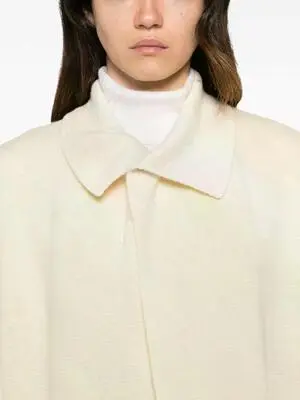 MA'RY'YA Patch-pocket Knit Coat
