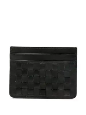 Sandro Woven Leather Cardholder