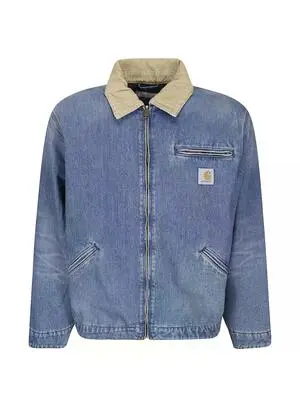 Carhartt Work In Progress Og Detroit Denim Jacket - Blue