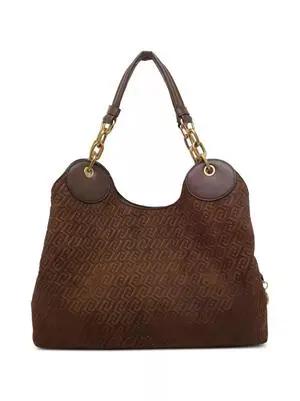 Liu Jo Monogram-embossed Chain-link Tote Bag