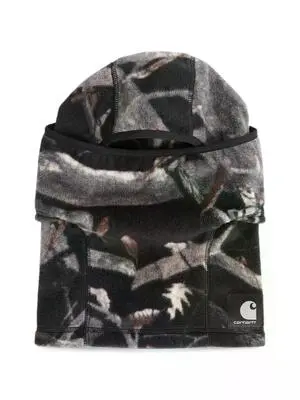 Carhartt Work In Progress Blevin Camouflage-print Balaclava - Black