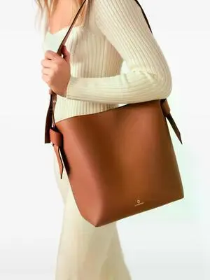 LA PORTEGNA Paula Knot-detail Shoulder Bag