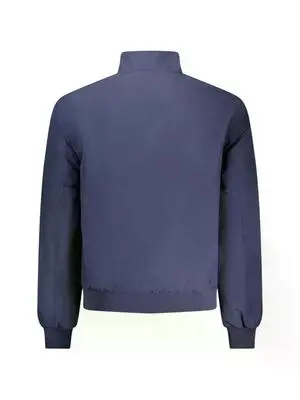NORWAY 1963 Zip-up Ribbed-trim Bomber Jacket - Blue