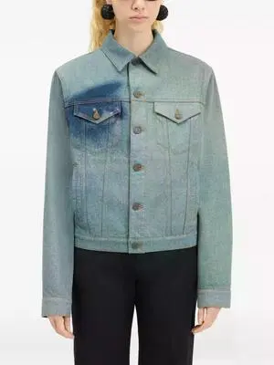 JEAN PAUL GAULTIER Denim Jacket With Face Print