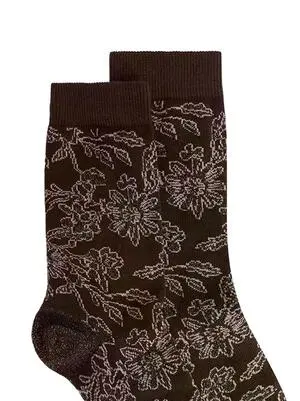 Momoni Lokae Jacquard Socks